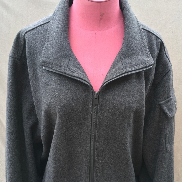 GAP | Jackets & Coats | Nwt Mens Grey Wool Bomber Jacket | Poshmark